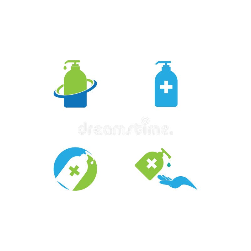 Hand Sanitizer Logo Stock Illustrations – 2,638 Hand Sanitizer Logo ...