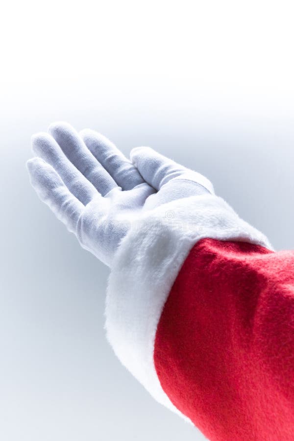 Hand of Santa Claus stock image. Image of palm, claus - 10127983