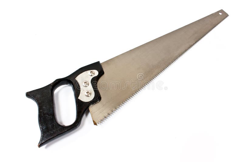 Hand saw stock image. Image of instrument, working, bucksaw - 43941901