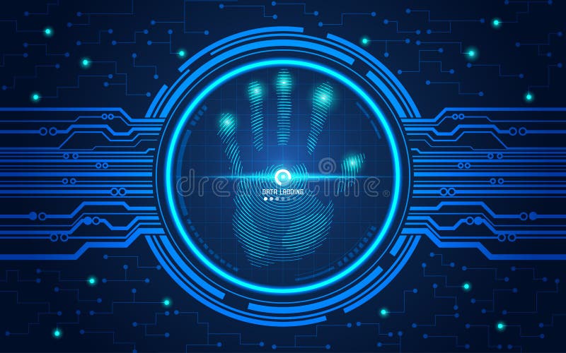 Hand Scan stock vector. Illustration of investigation - 102023170