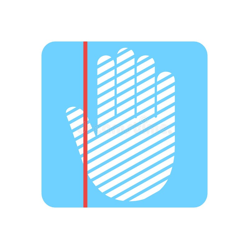 Hand Scanning ID Card To the Attendance Machine. . Simple Flat ...