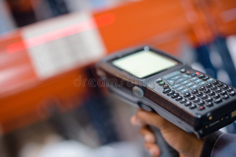 Hand scanning tag stock photo. Image of recognition - 265994286