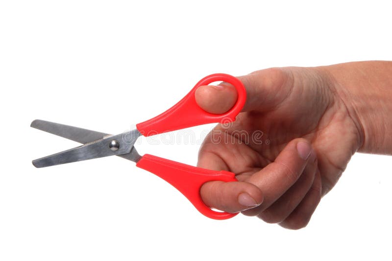 Hand and Scissors stock image. Image of tailor, tool, equipment - 4963847