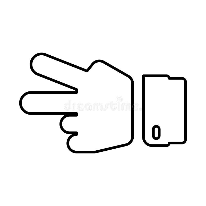 Hand Scissors Icon stock vector. Illustration of meticulously - 257538366