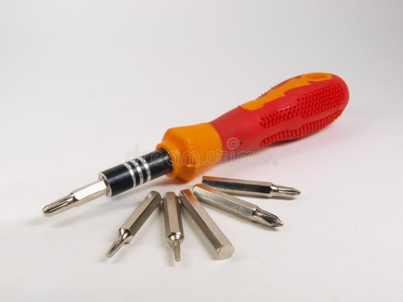 Hand Screwdriver. Screwdriver Set. Tips Stock Photo - Image of tools ...