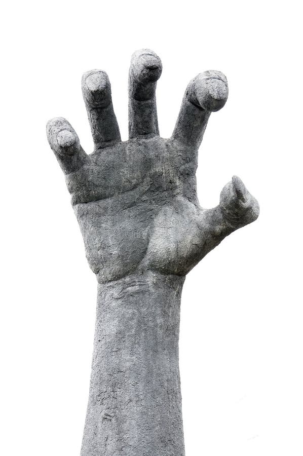 Hand sculpture stock image. Image of stone, close, decoration - 30988083