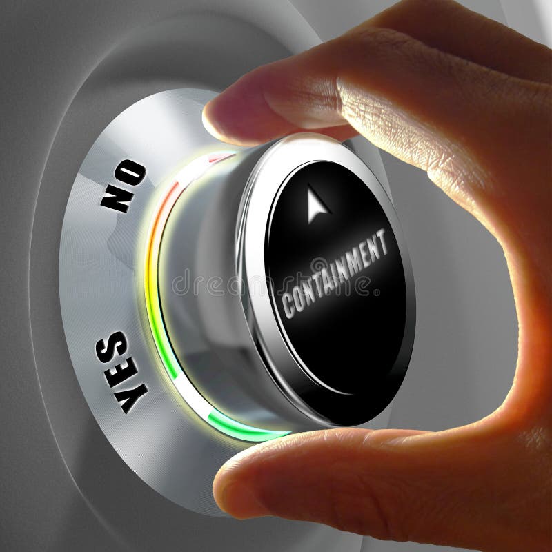 Hand Selecting between a New Containment or End of Containment. 3D ...