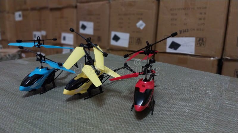 Hand Sensor Remote Control Helicopter Toy Stock Image - Image of sensor ...