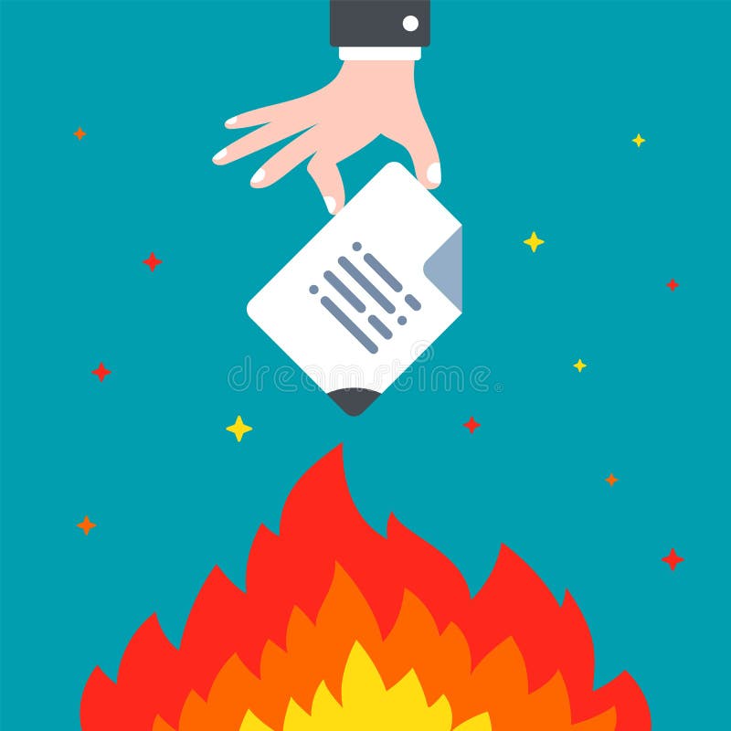 Destroy document icon stock vector. Illustration of form - 171934012