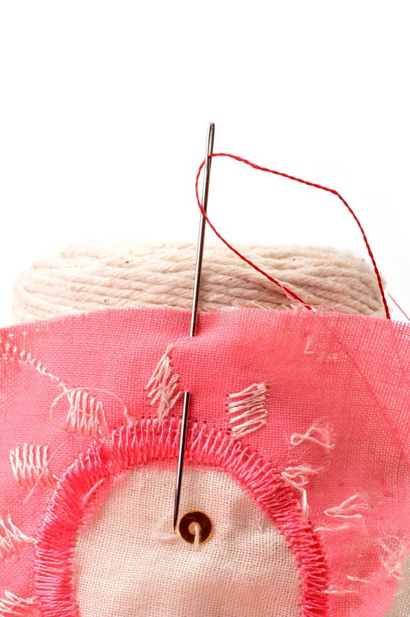 Hand sewing stock photo. Image of string, textiles, singer - 10682004