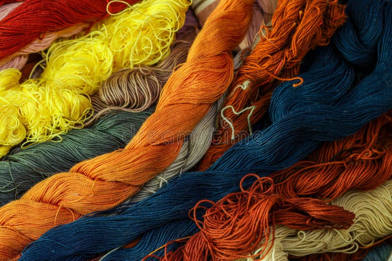 Hand Sewing Threads Fills in a Whole Screen Stock Photo - Image of hand ...