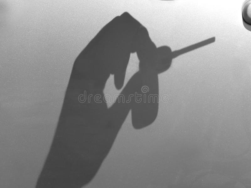 Hand shadow stock image. Image of unlock, black, lock, entering - 185449