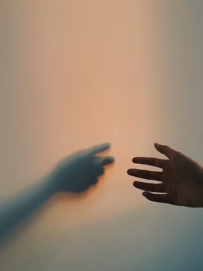 Hand Shadow Aesthetic Background Stock Photo - Image of design ...