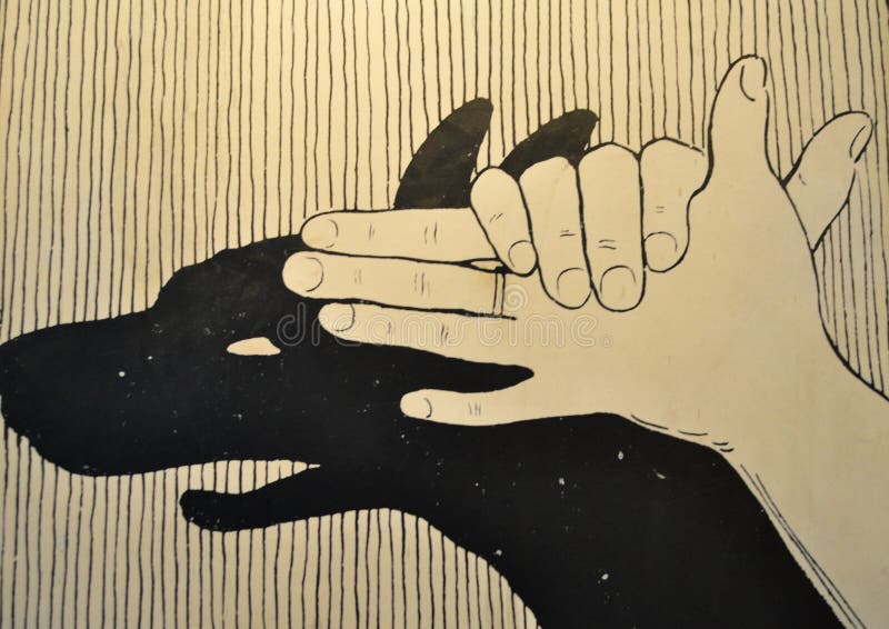 Dog Shadow Hand Stock Illustrations – 885 Dog Shadow Hand Stock ...