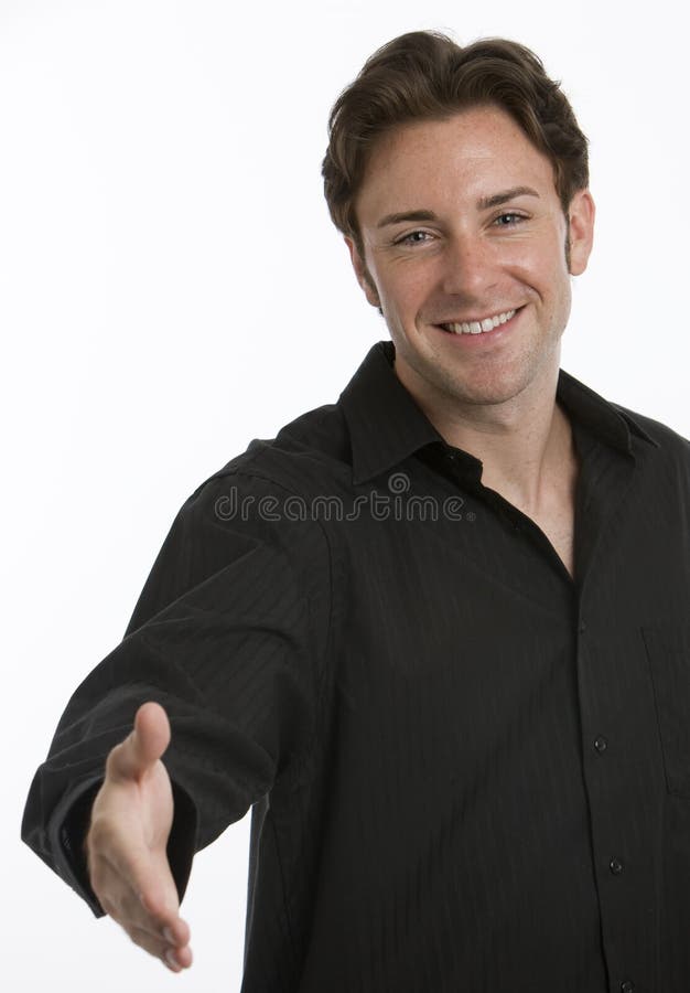 Hand Shake stock image. Image of looking, hands, isolated - 10819637