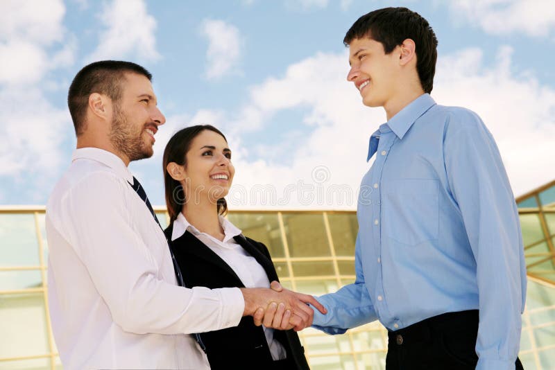 Hand shake stock photo. Image of handshake, businesspeople - 15716976