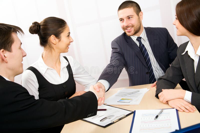Hand shake stock image. Image of power, company, hands - 17153683