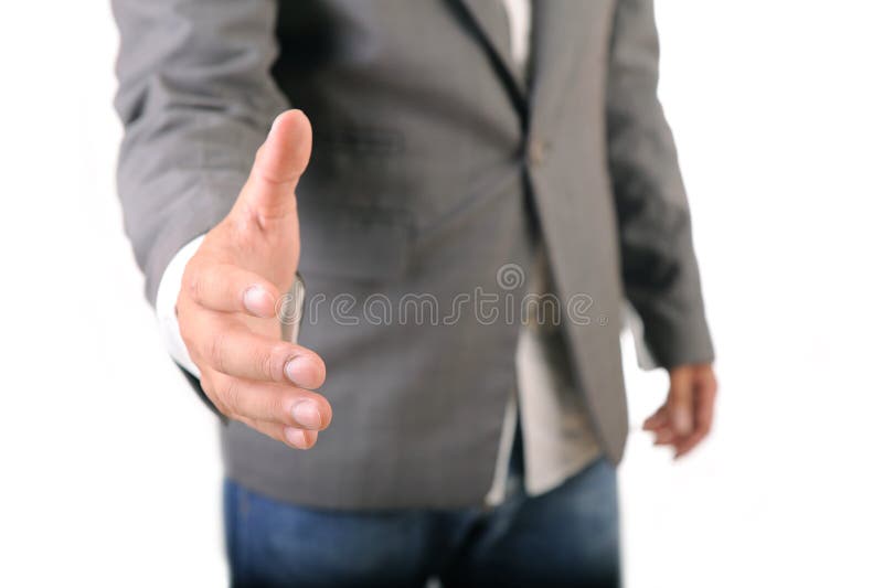 Hand shake stock photo. Image of professional, maleman - 25080244