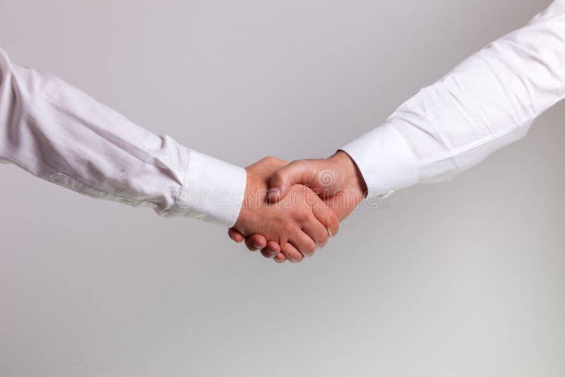 Working Together - Hand Shake with Great Spirit Stock Image - Image of ...