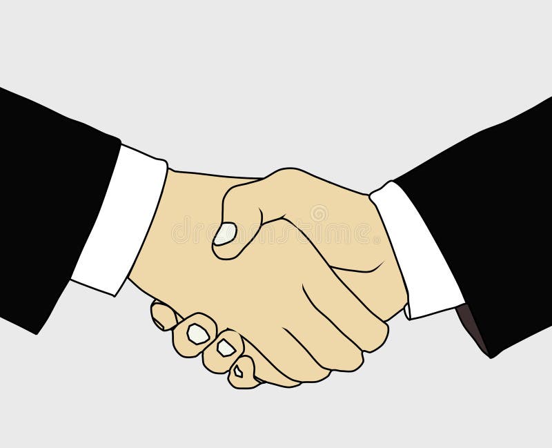 Superhero handshake stock vector. Illustration of handshake - 8061492