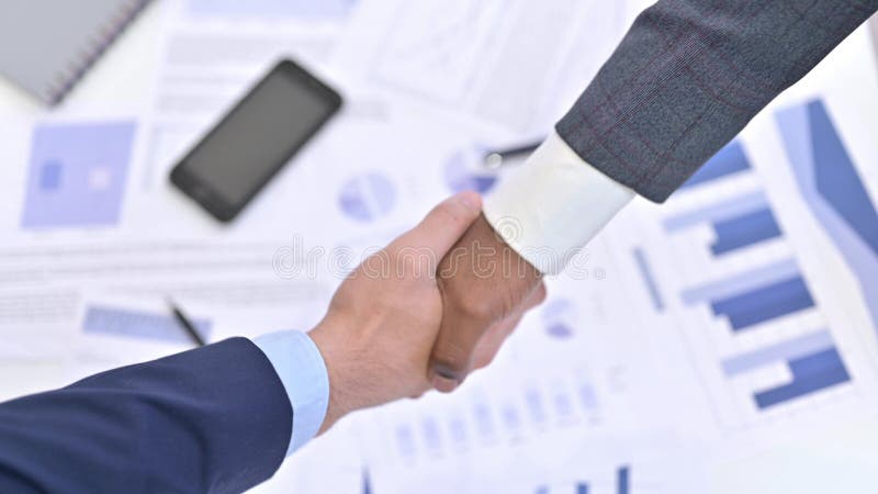 Hand Shake, Business People Shaking Hands in Office Stock Image - Image ...
