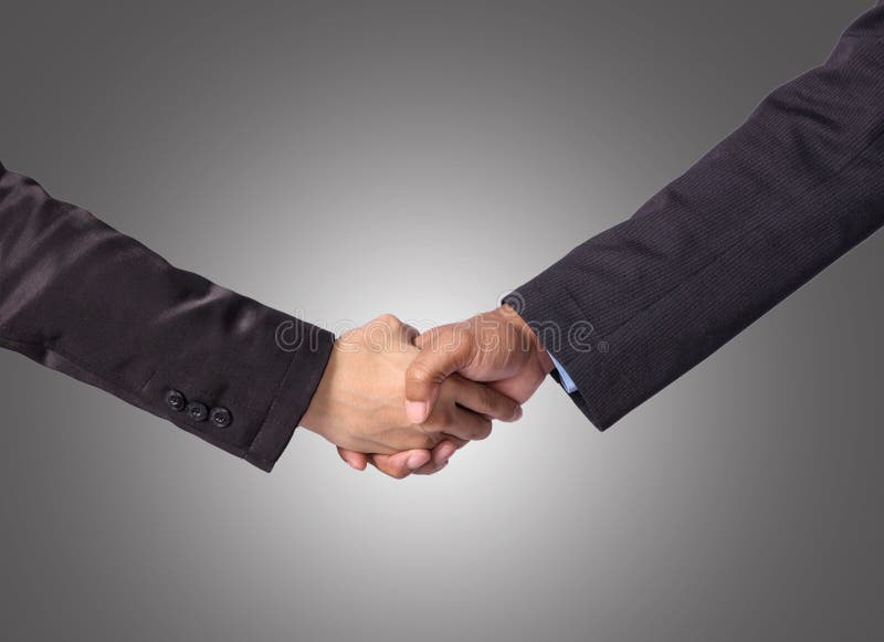 376 Hand Shake Businessman Gray Background Stock Photos - Free ...