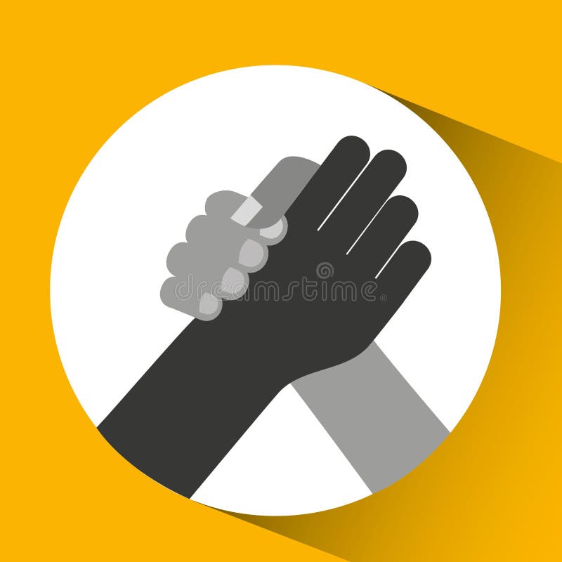 Hand shake design stock illustration. Illustration of deal - 70205109