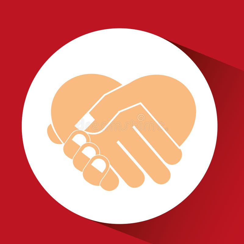 Hand shake design stock illustration. Illustration of handshake - 70205602