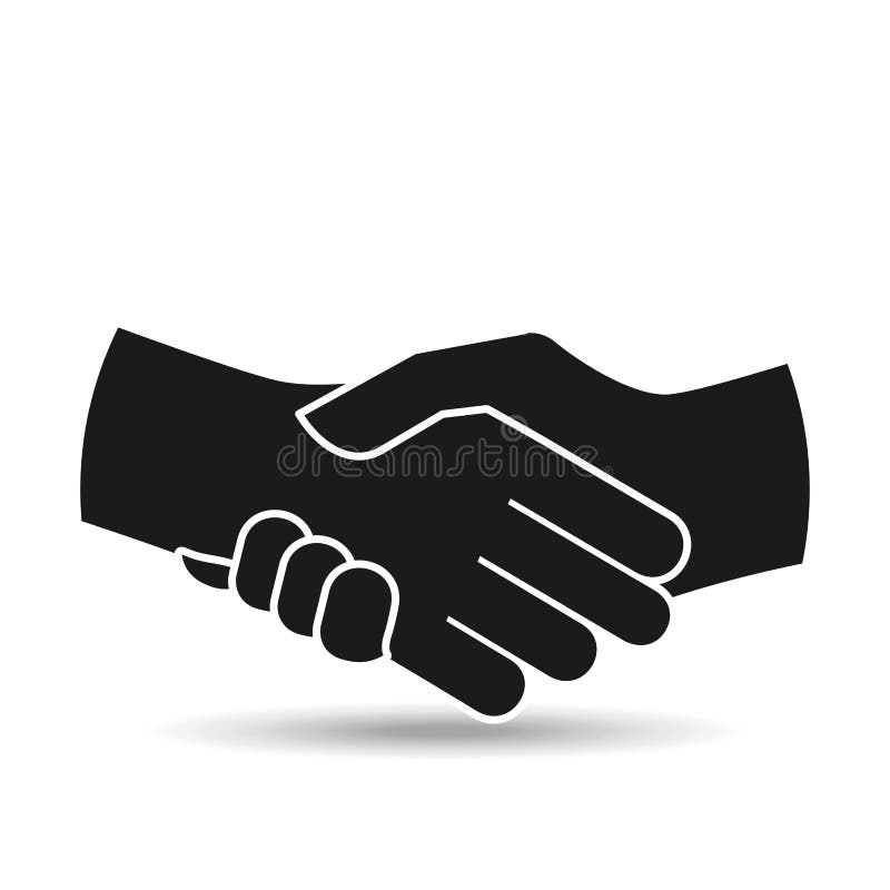 Hand shake design stock illustration. Illustration of design - 70205655