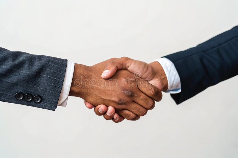 Hand Shake Icon. Agreement and Cooperation Symbol Stock Image - Image ...