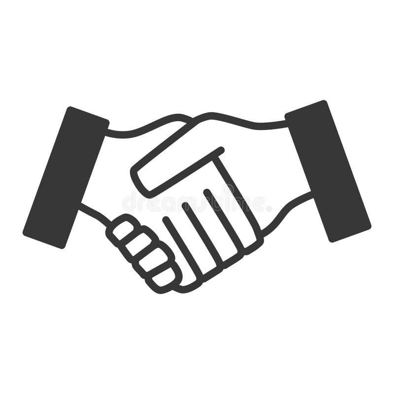 Hand Shake Icon. Help Design. Vector Graphic Stock Vector ...
