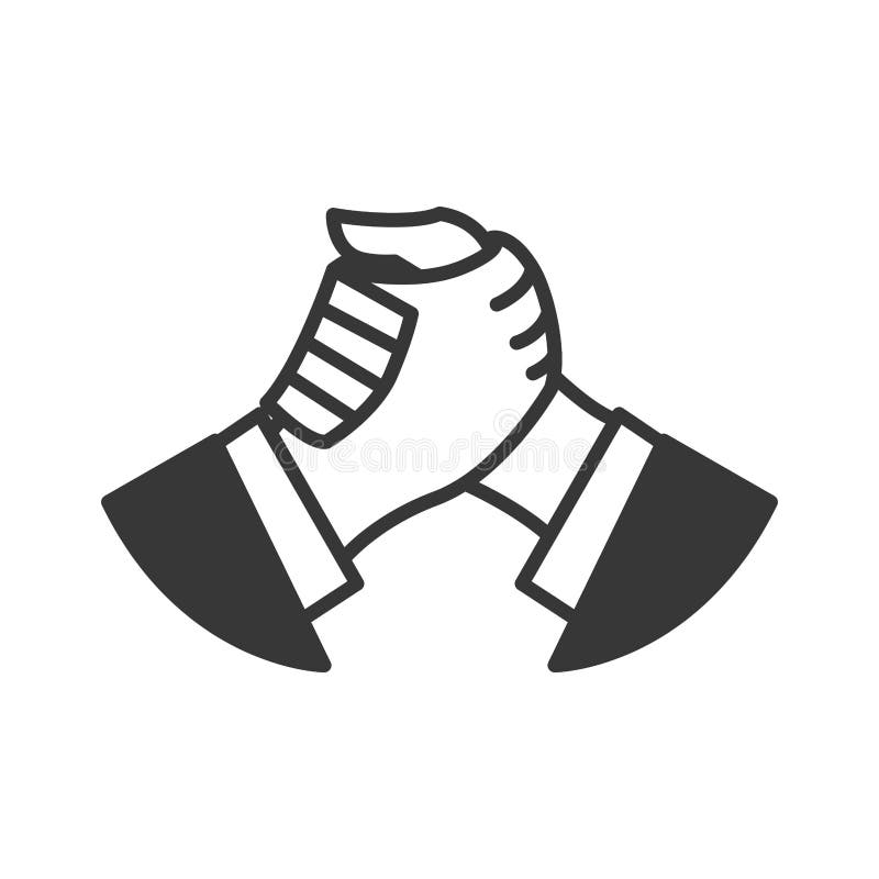 Hand Shake Icon. Help Design. Vector Graphic Stock Vector ...