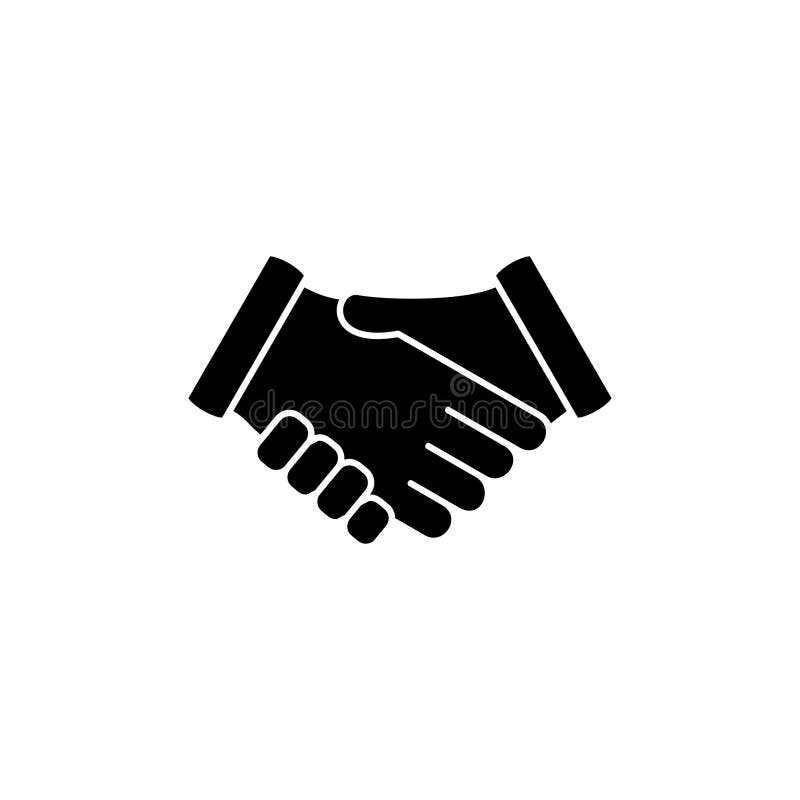 Hand Shake Icon. Business Handshake. Contract Agreement. Partnership ...