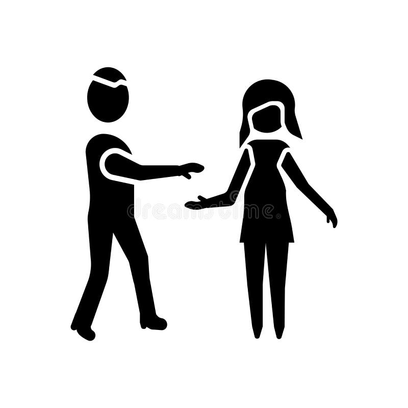 Hand Shake Icon Vector Isolated on White Background, Hand Shake Sign ...