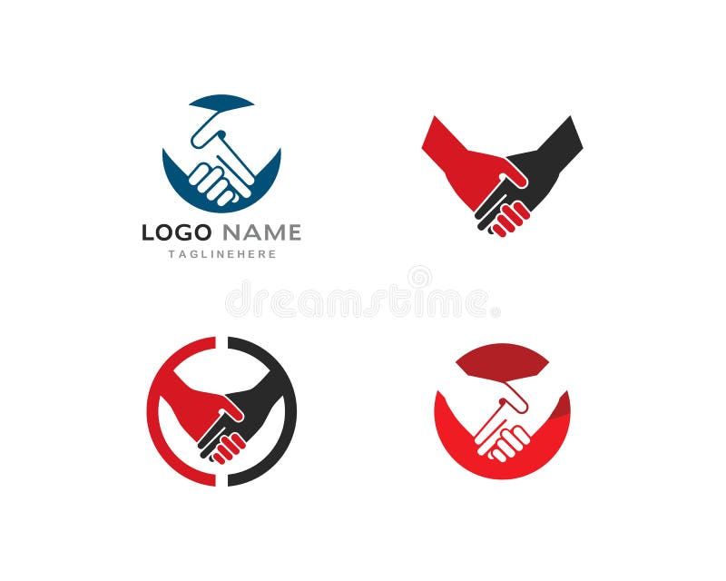 Hand Shake logo stock vector. Illustration of concept - 132379930