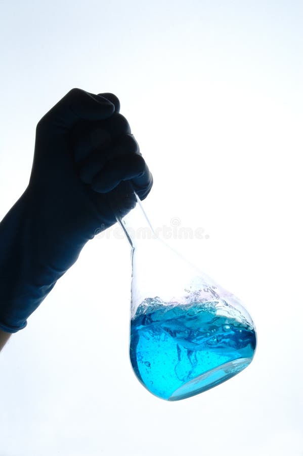 Hand Shaking Chemical Retort Stock Photo - Image of potion, flask: 4694140
