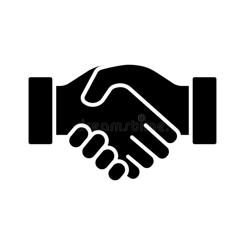 Hand Shaking Denoting Contract Icon in Trendy Style, Ready To Use ...