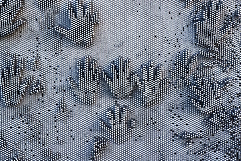 Hand shape in a board stock image. Image of mesh, move - 144149511