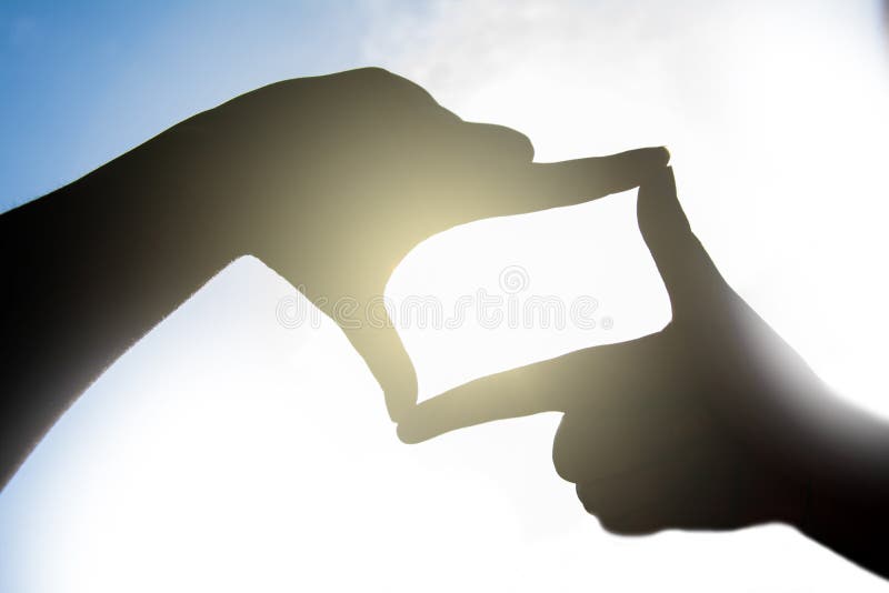 Hand shape of a camera stock photo. Image of human, shapes - 41076568