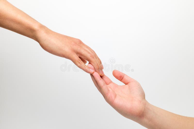 Hand Shape To Help on White Background Stock Photo - Image of hand ...