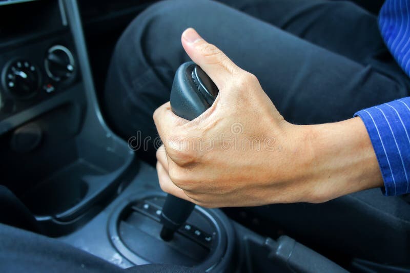 Hand Shifting the Gear Stick Stock Photo - Image of gear, attractive ...