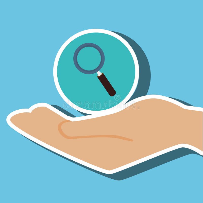 Hand Shipping Cargo Attention Stock Illustration - Illustration of ...