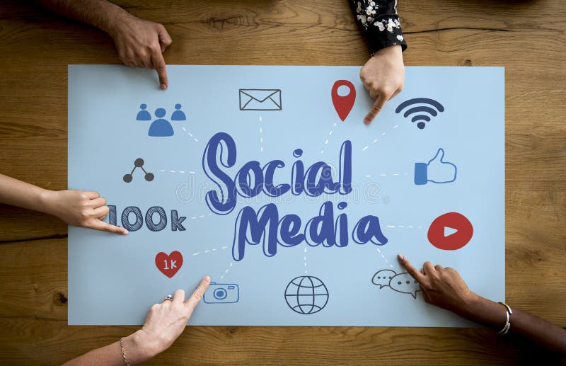 Hand Show Post Note Memo Paper Studio Stock Image - Image of group ...