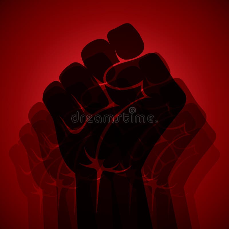 Hand show power and unity stock vector. Illustration of element - 29363373