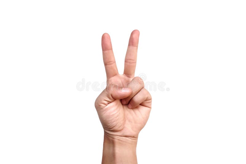 Hand show symbol stock photo. Image of caucasian, thumb - 85744146
