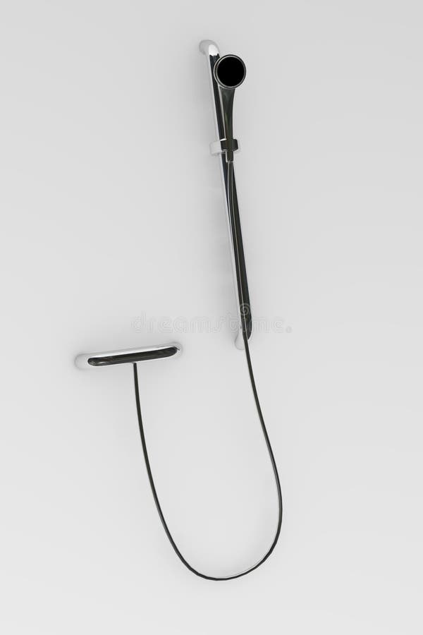 Hand Shower Vector Icon stock vector. Illustration of stream - 198707509