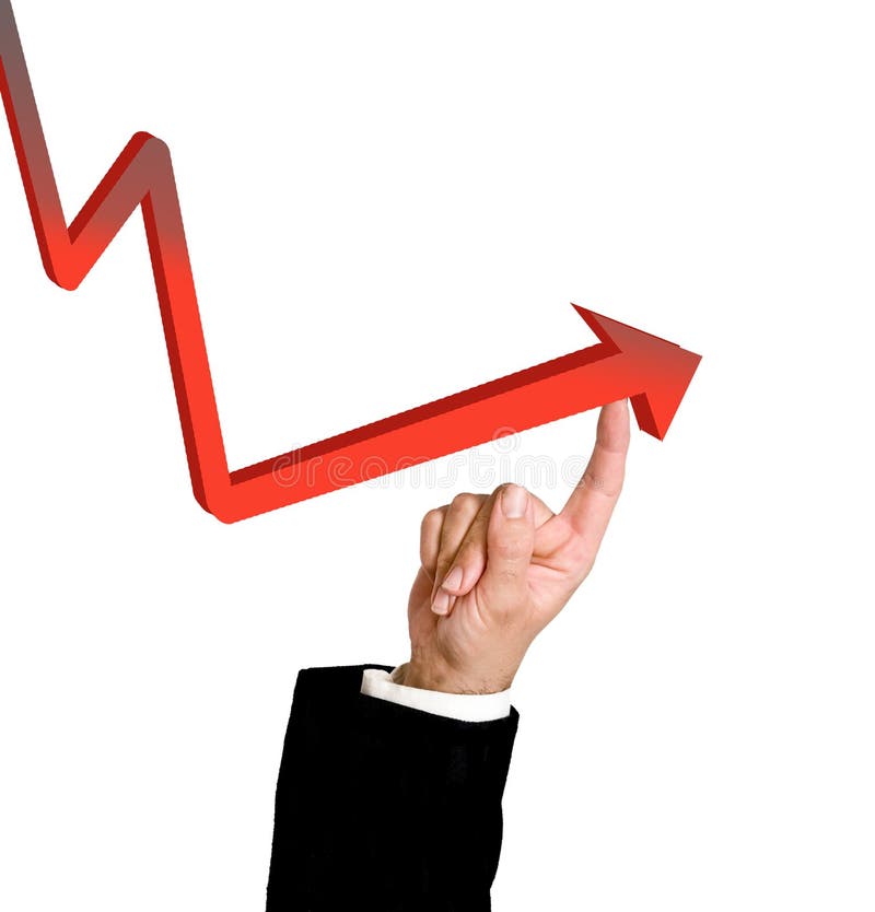 Hand showing a chart stock photo. Image of finger, chart - 12573168