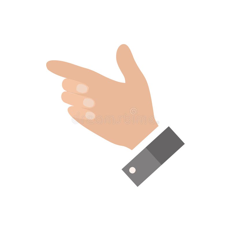 Open Empty Hands Showing Different Gestures. Hands Icon Isolated on ...