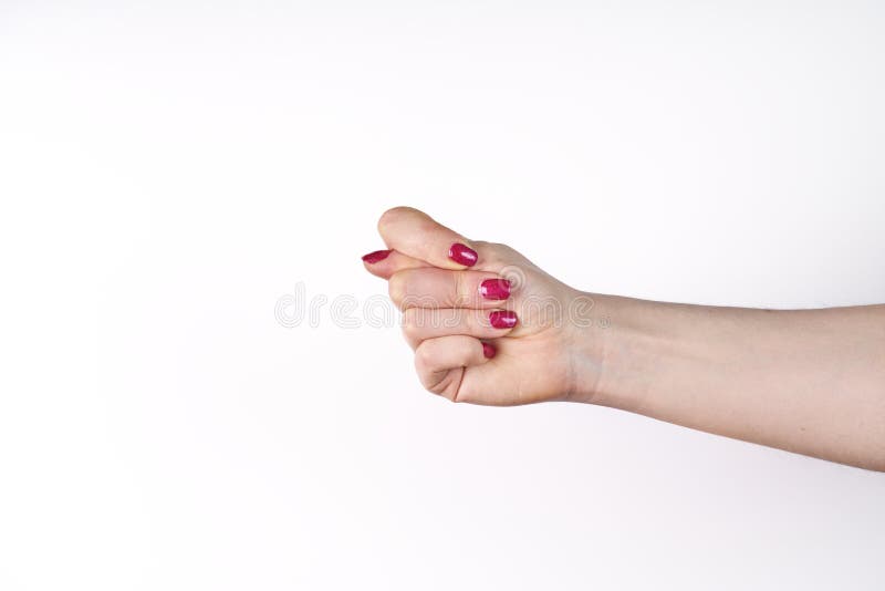 257 Hand Showing Fig Sign Isolated Stock Photos - Free & Royalty-Free ...