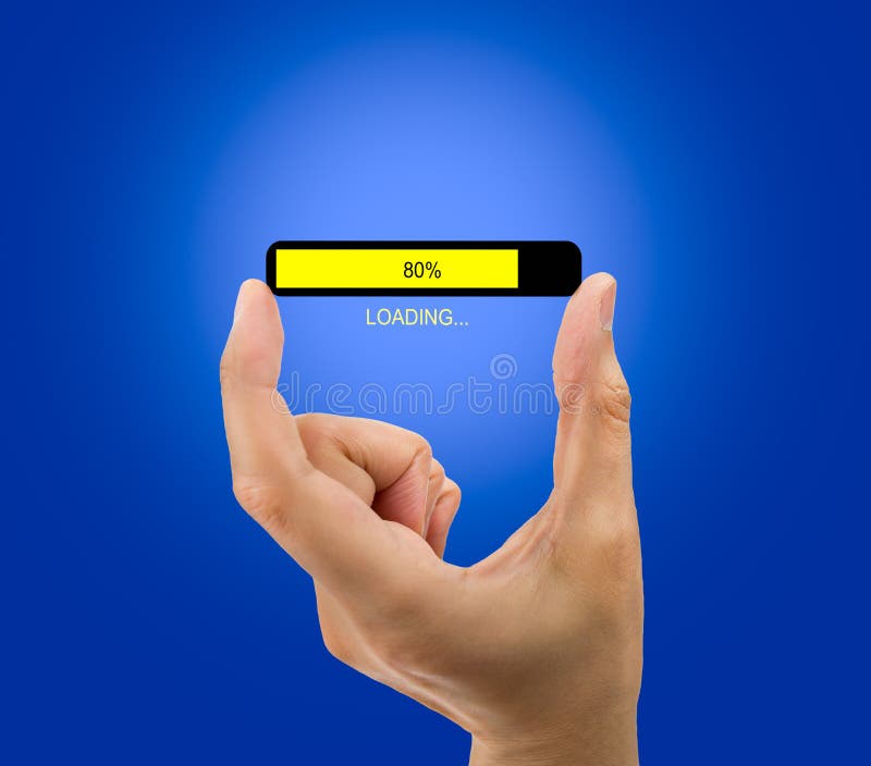 Concept of loading stock image. Image of loader, give - 114843783